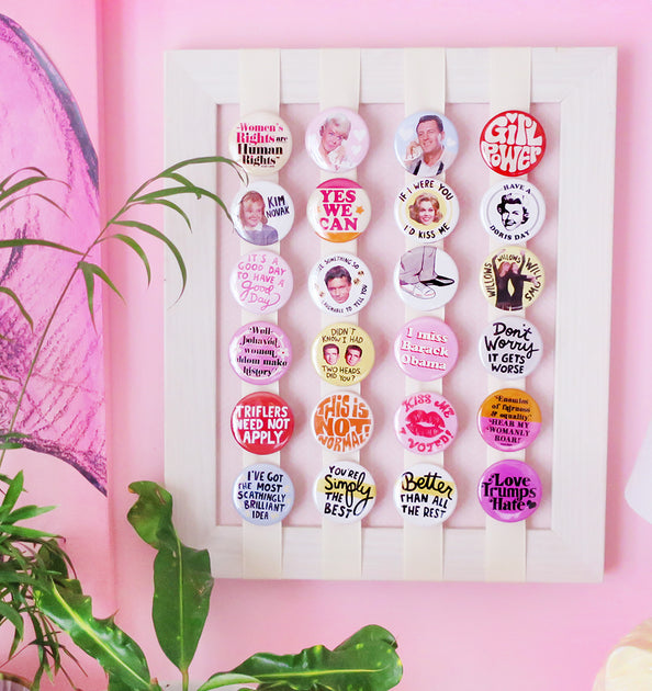 DIY button display – kate gabrielle