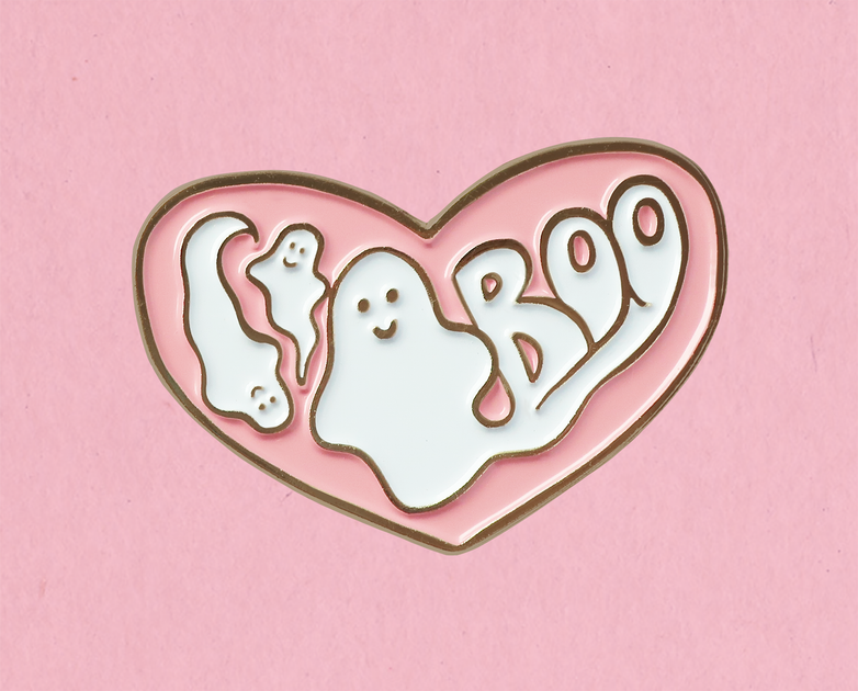 Boo! enamel lapel pin – kate gabrielle