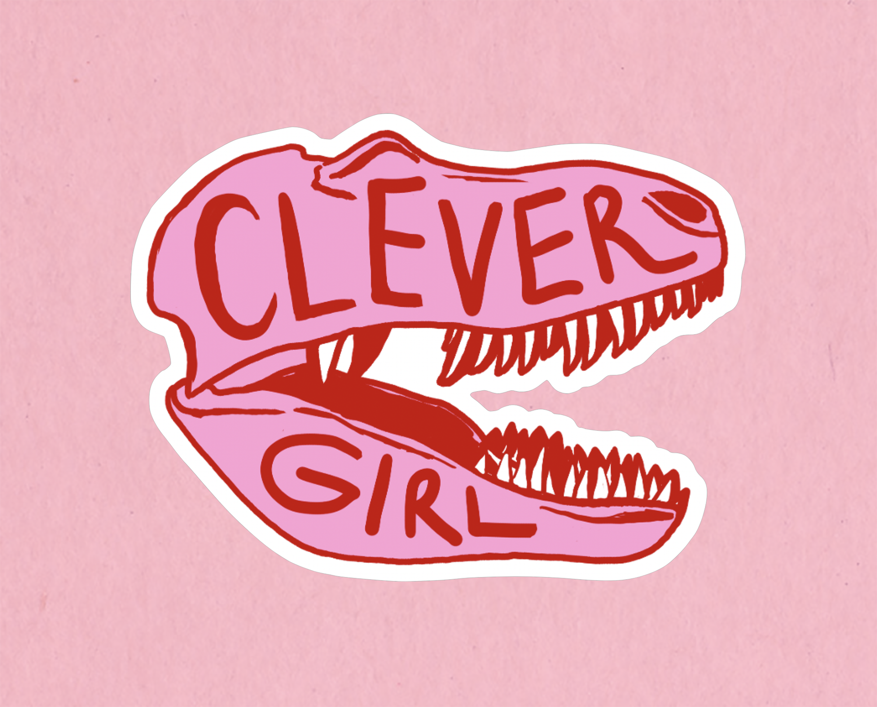 Clever Girl sticker – kate gabrielle