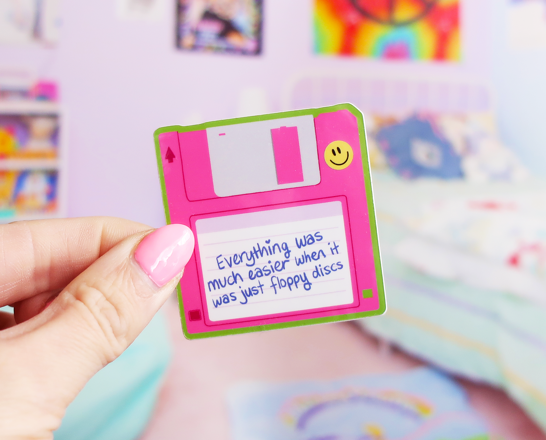 Floppy disc sticker – kate gabrielle