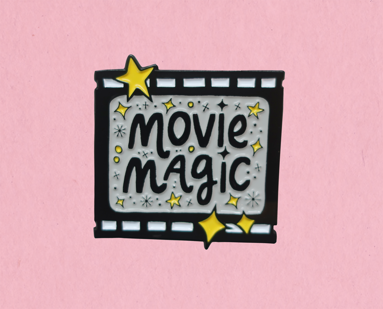 Movie magic enamel lapel pin – kate gabrielle