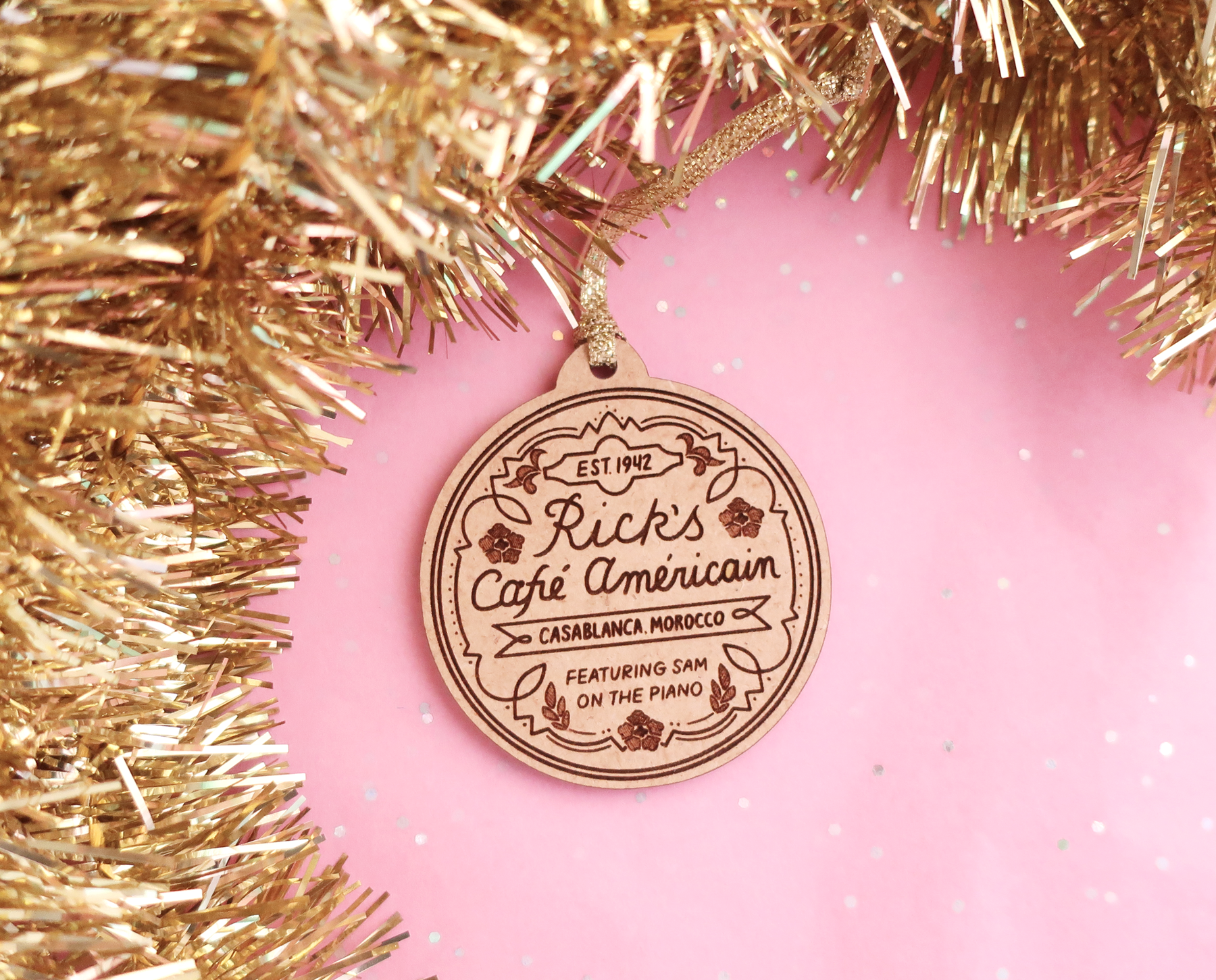 Rick's Cafe Americain Christmas ornament – kate gabrielle