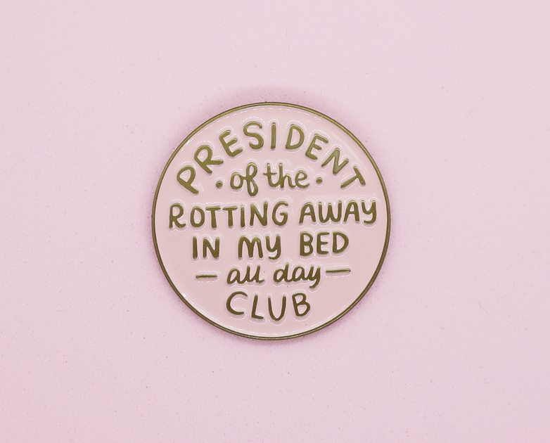 Rotting club enamel lapel pin – kate gabrielle