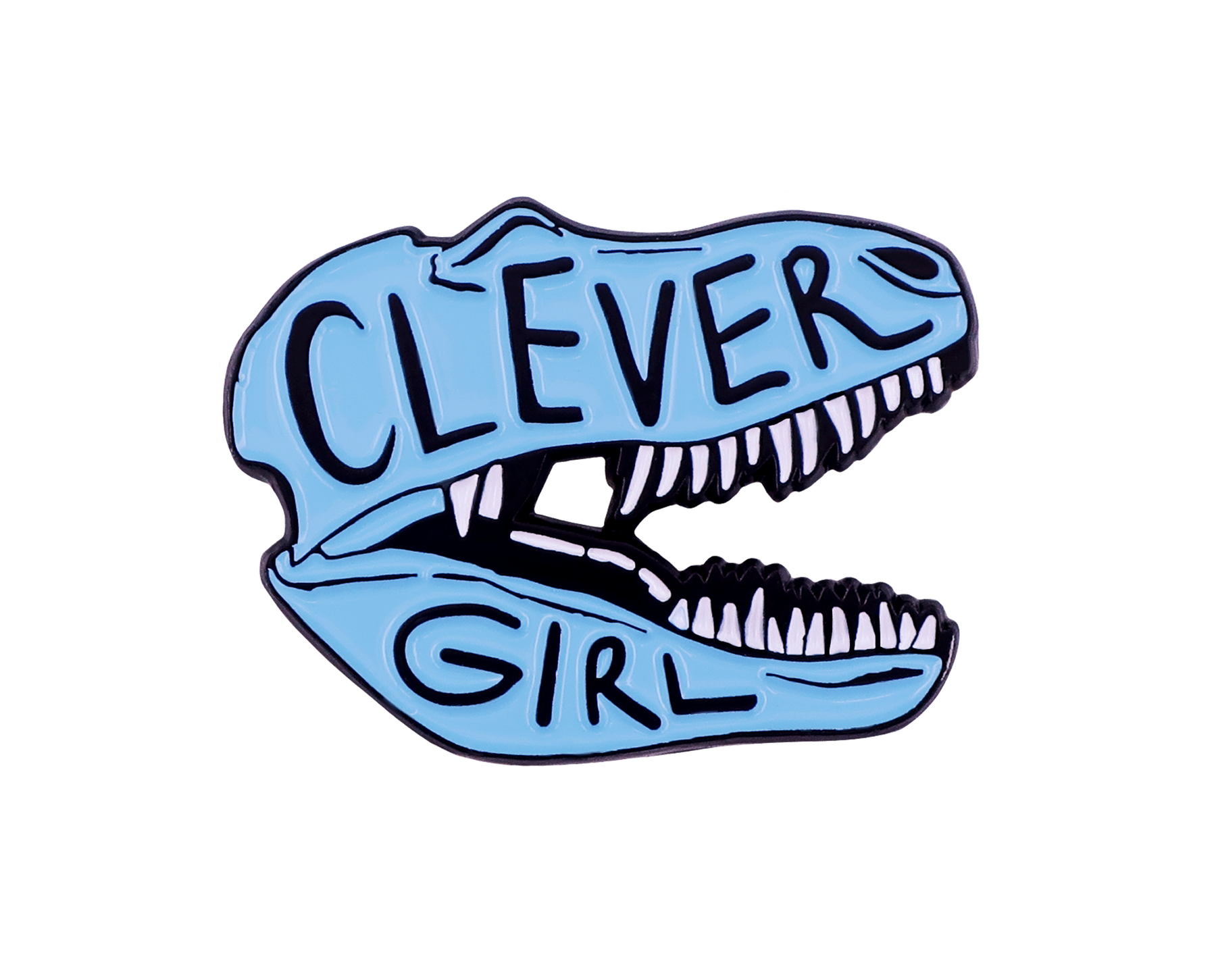 Clever girl enamel lapel pin – kate gabrielle