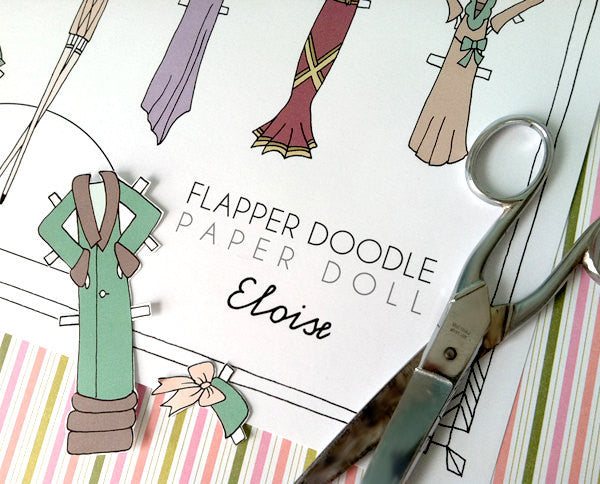 Flapper paper dolls – kate gabrielle