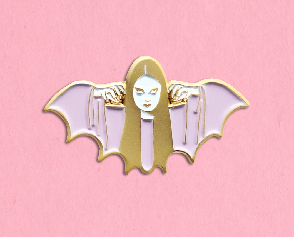 Vampire Girl enamel lapel pin – kate gabrielle