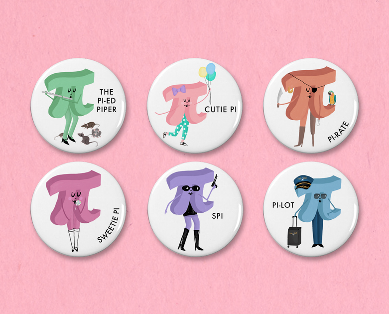 Pi Girls button set – kate gabrielle