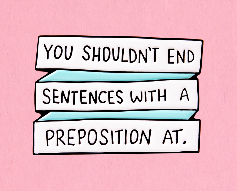 Sentences enamel lapel pin – kate gabrielle